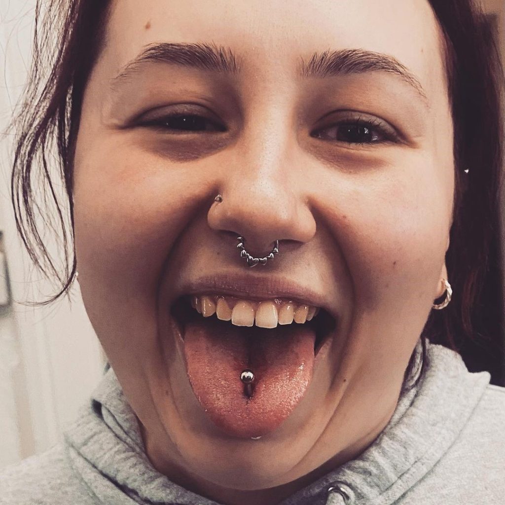 Tongue Piercing Derby, Nottingham | Nixie Piercing